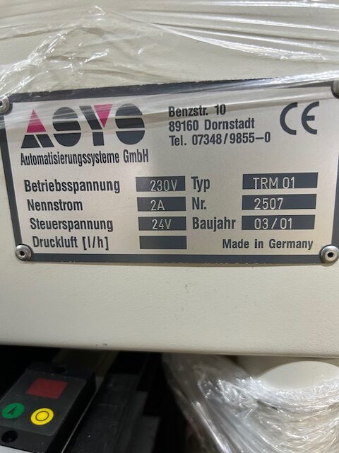 ASYS TRM01 CONVEYOR /TRANSPORTER – PCB Technology